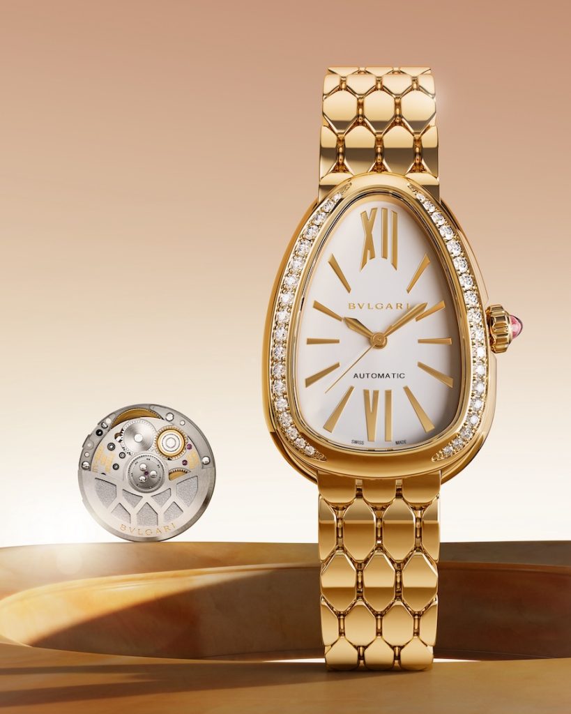 Bulgari Unveils BVS 100 Lady Solotempo Automatic Movement, First Housed In Serpenti ...
