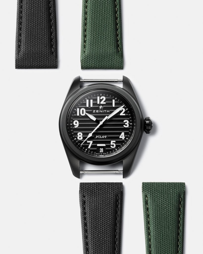 Zenith's New Pilot Watches: Stealth Automatic And Big Date Flyback ...