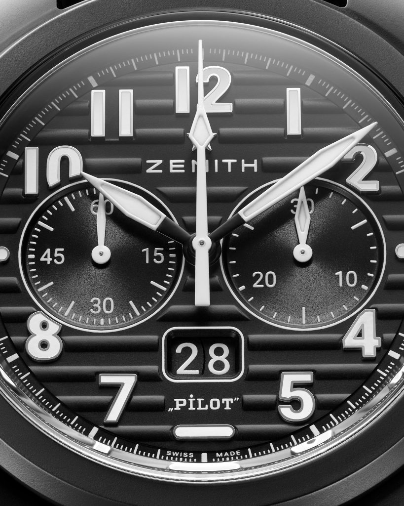 Zenith's New Pilot Watches: Stealth Automatic And Big Date Flyback ...
