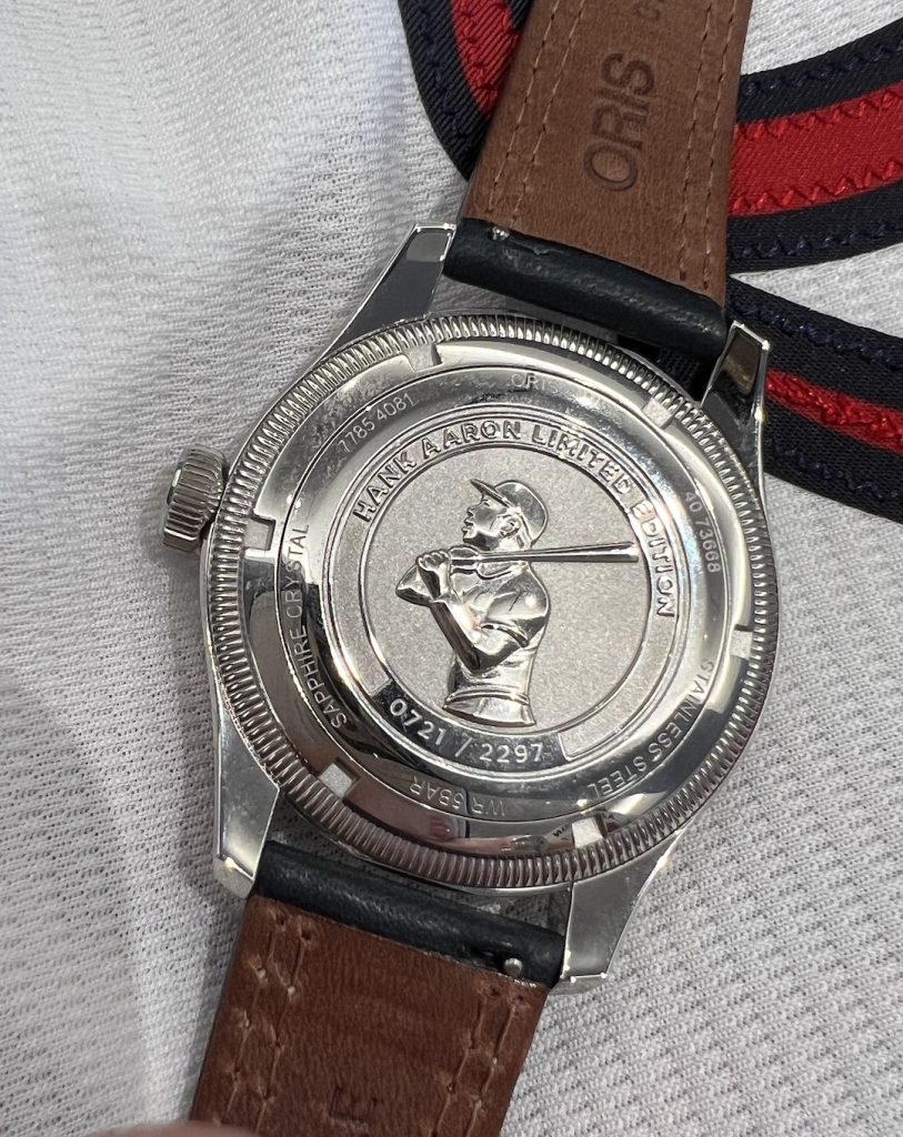 I Went To Atlanta With Oris For The Unveiling Of The Hank Aaron Watch ...
