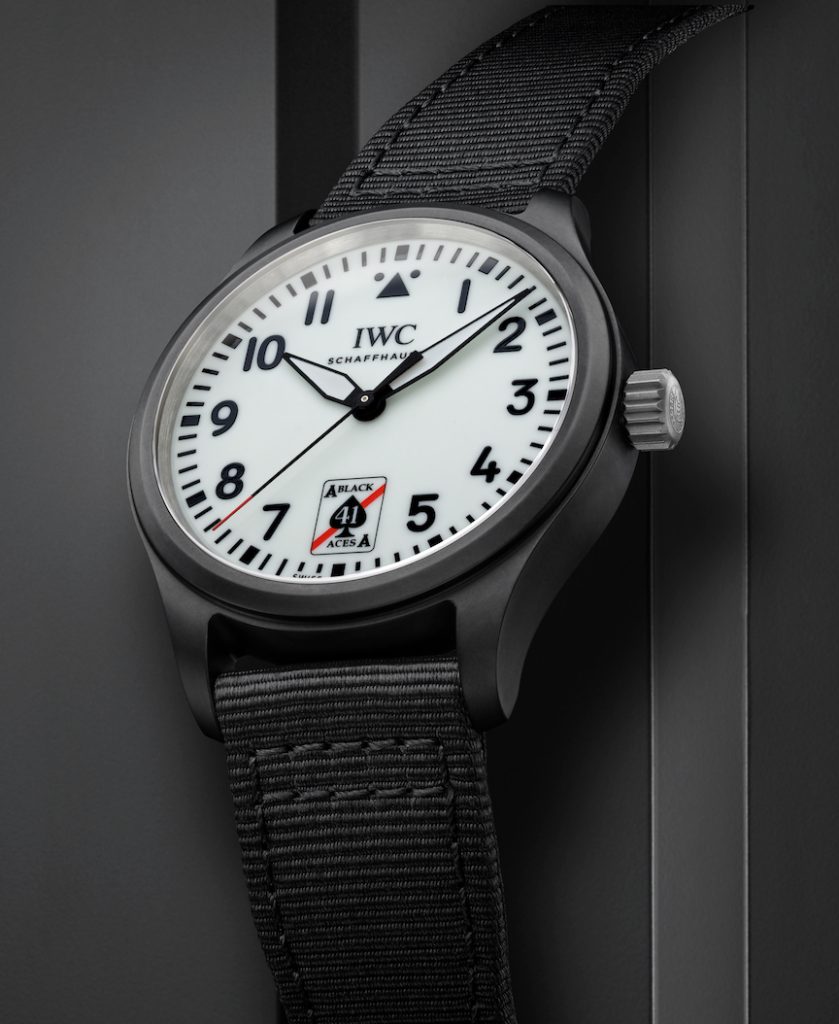 IWC Unveils Full Luminescent Dial For Pilot’s Watch Black Aces ...
