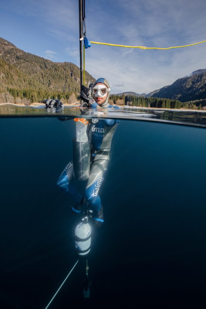 Free Diver Sets Record, Wears Tutima M2 Pioneer