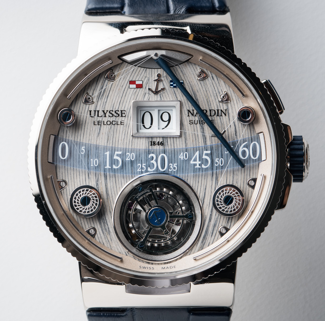 Hands On: Ulysse Nardin Grand Deck Marine Tourbillon (with Wood Dial ...